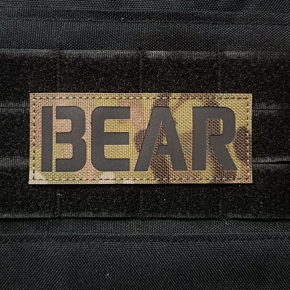 Нашивка, патч "Escape from Tarkov BEAR" ПВХ тактическая с липучкой цвет ...