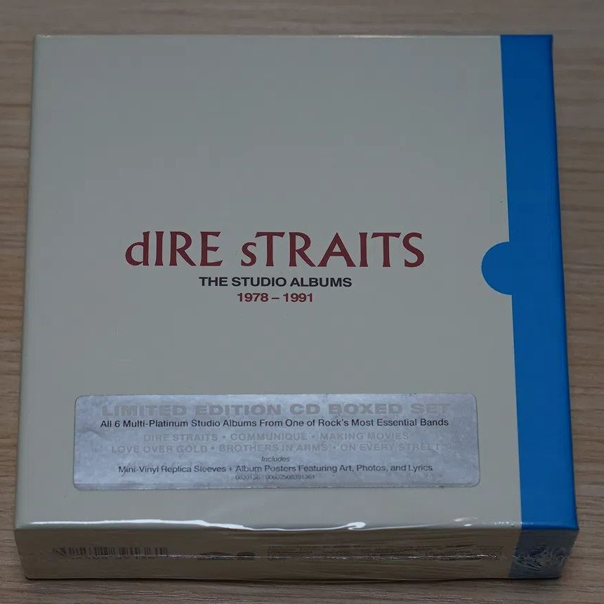 CD Dire Straits The Studio Albums 1978-1991 6CD настоящий Герметичная упаковка совершенно новый ...