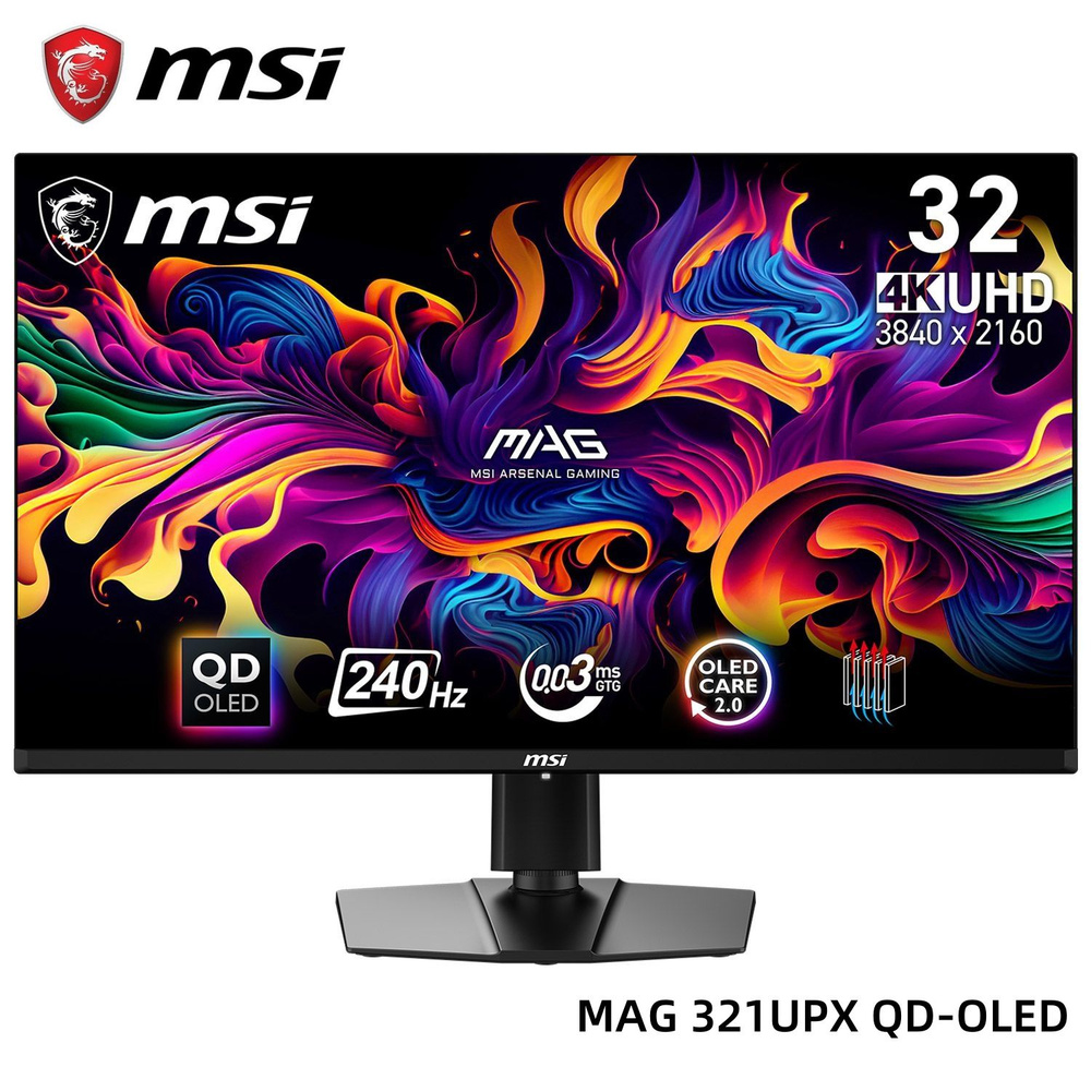 Монитор MSI MAG 321UPX QD-OLED 32" - купить по выгодной цене в интернет ...