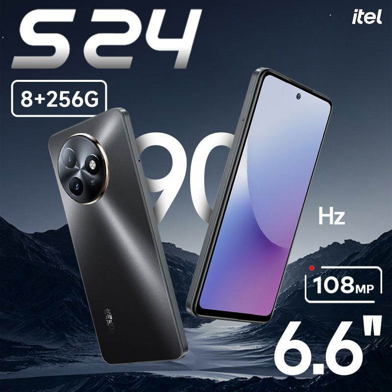 Смартфон ITEL S24 256 ГБ 8 ГБ Черный IPS 2 SIM купить c доставкой на ...