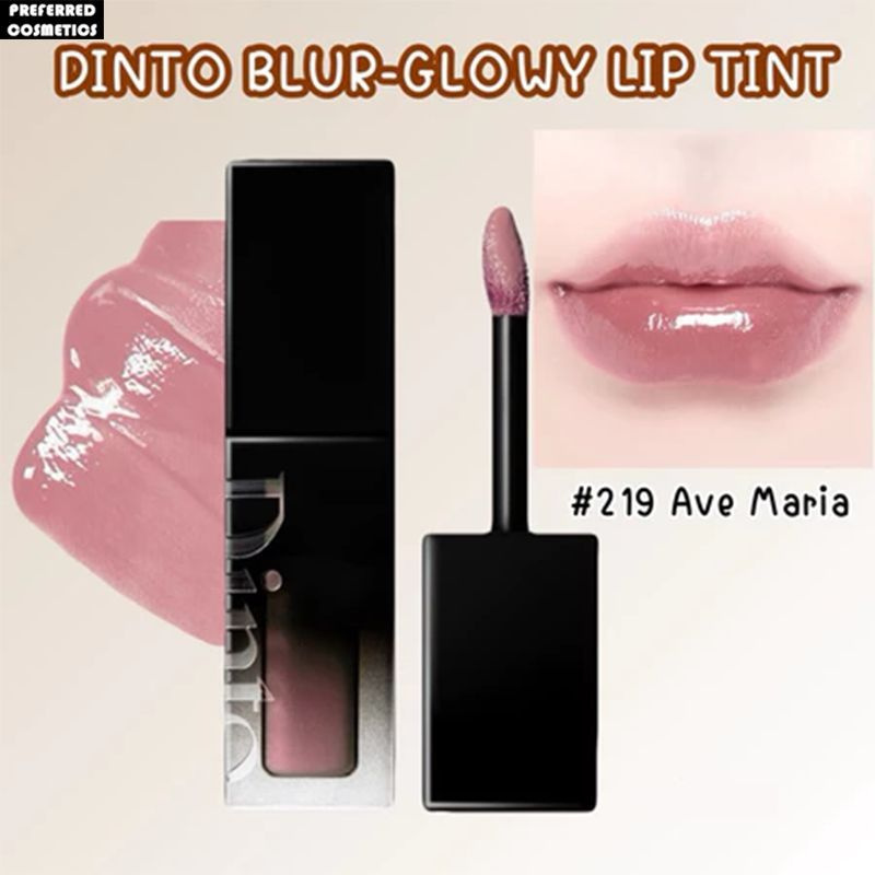 Dinto Blur-Glowy Lip Tint Глазурь для губ ,Вода и световое зеркало, увлажняющие и разглаживающие ...