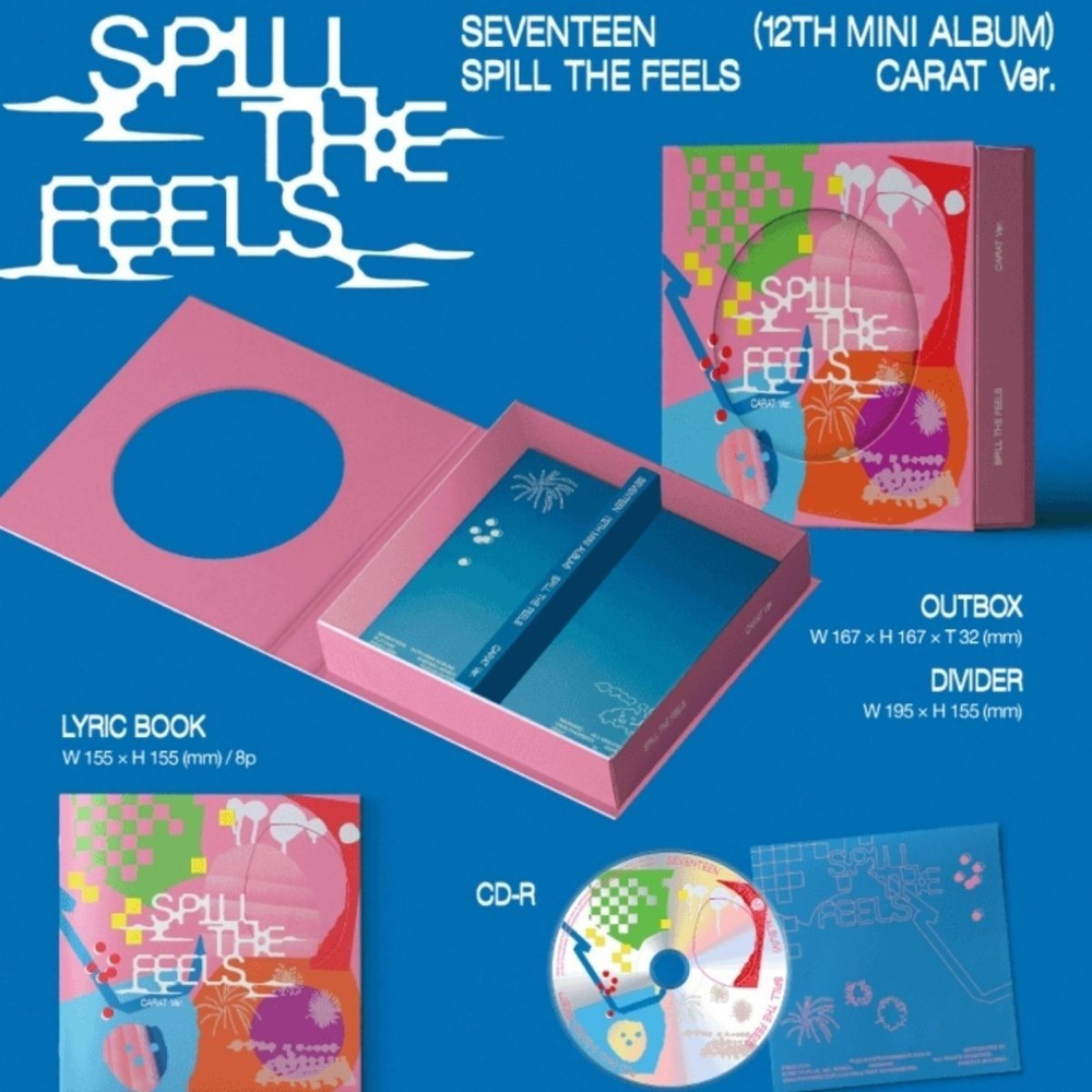 Альбомы SEVENTEEN - 12th Mini Album SPILL THE FEELS (CARAT Ver ...