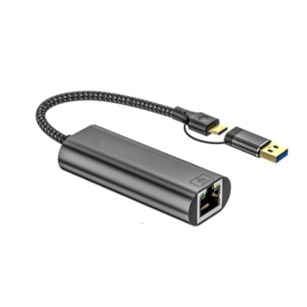 USB+TYPE C к порту RJ45 10G Ethernet купить на OZON по низкой цене ...