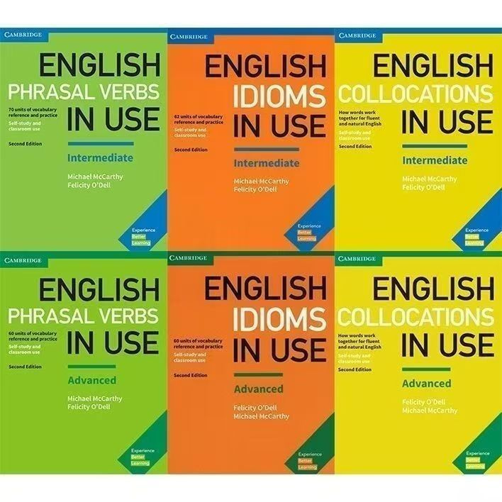 English Idioms,Phrasal verbs,Collocation in use Intermediate/Advanced,6 книг купить на OZON по ...
