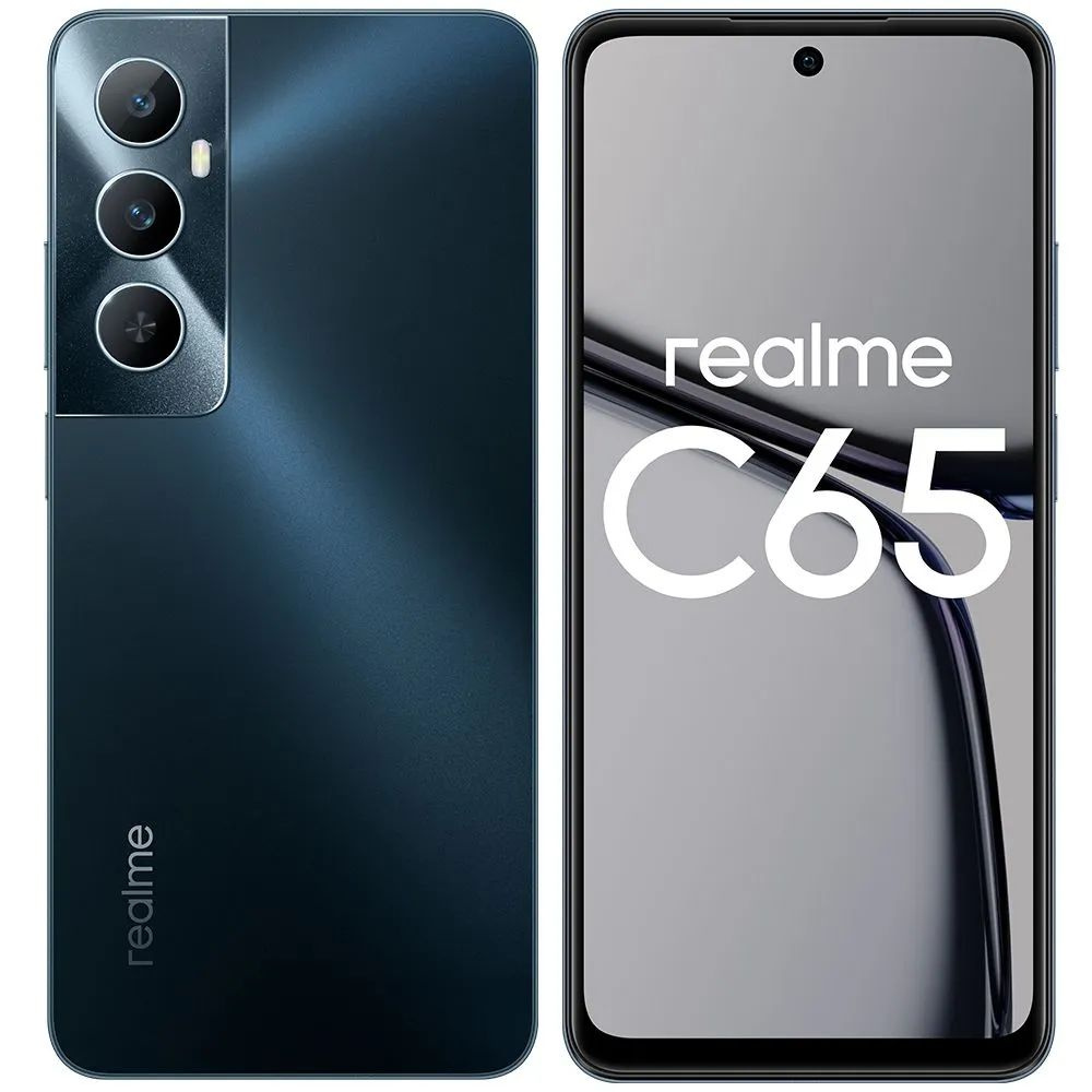 Смартфон realme C65 256 ГБ 8 ГБ Черный IPS 2 SIM купить c доставкой на OZON по низкой цене ...