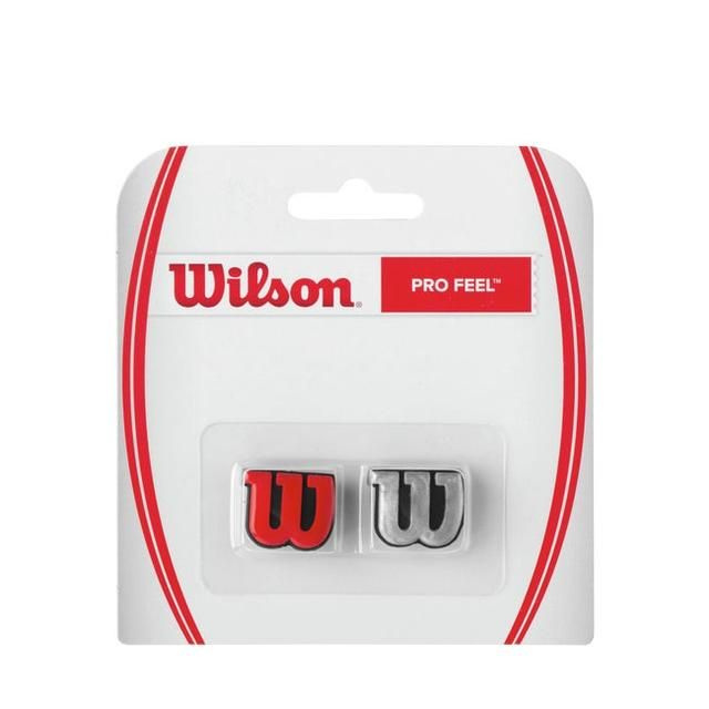 Набор виброгасителей Wilson 2024 Pro Feel Logo серо-красный купить на ...