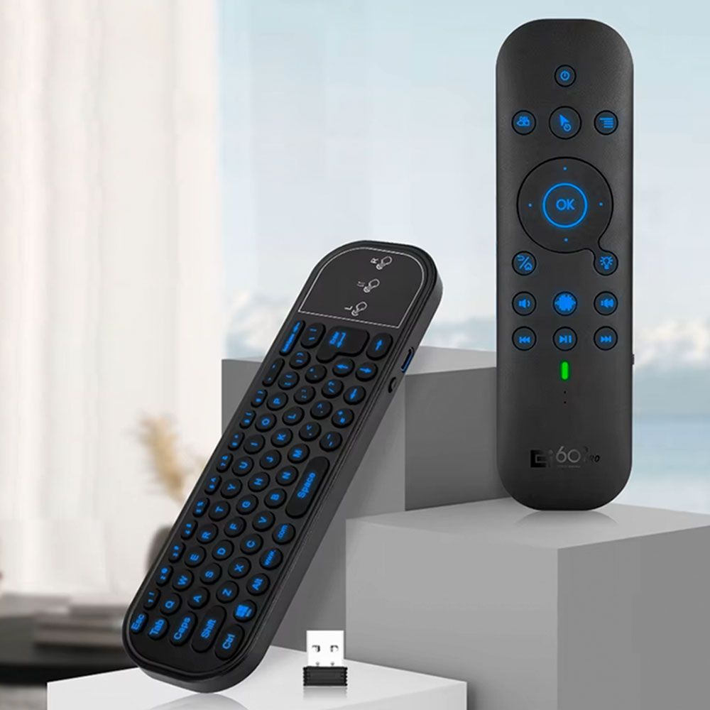 Аэромышь с клавиатурой G60S PRO BT (гироскоп, микрофон, подсветка ...