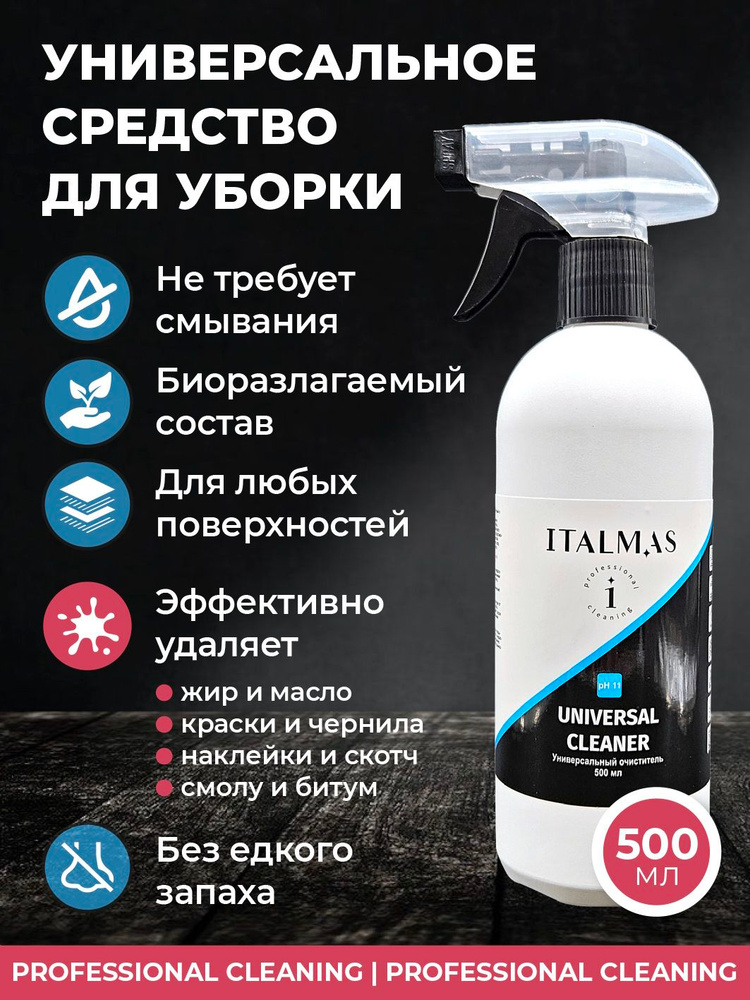 Универсальное чистящее средство для уборки кухни, плиты, ванной, мебели ...