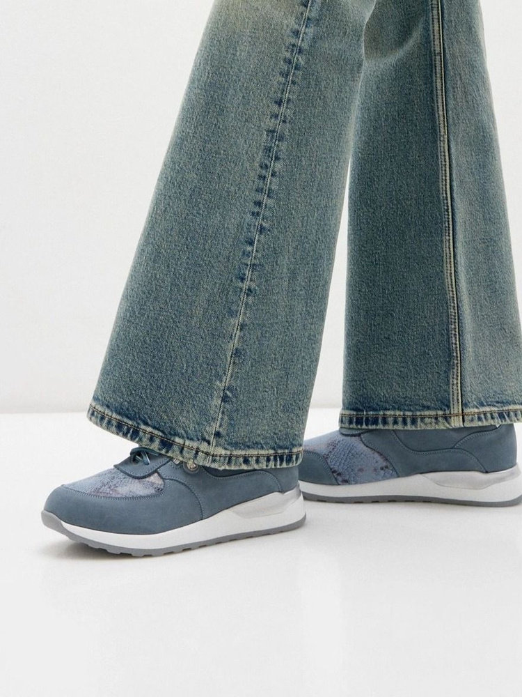 Кроссовки Женский, Девочки Ortmann Нубук, размер 40 H Демисезон Молния, Шнурки купить c ...