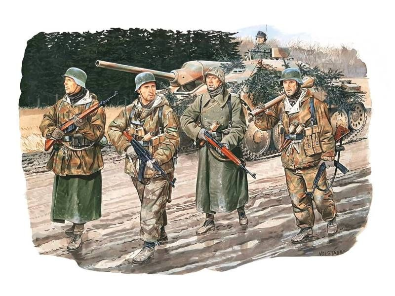 Фигуры 352nd Volksgrenadier Division (Ardennes 1944). Масштаб 1:35 ...
