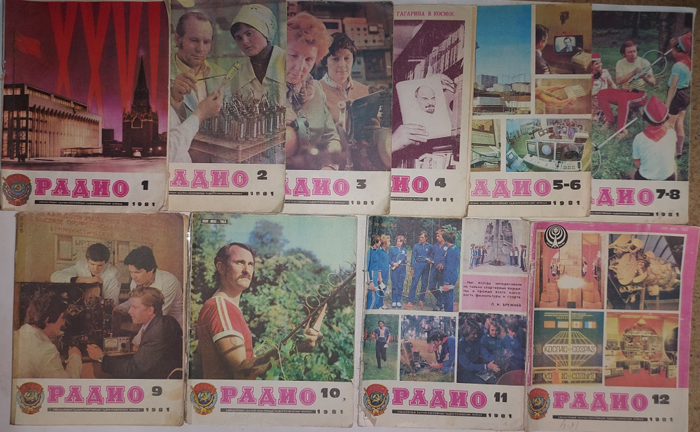 Журнал "Радио" Полный комплект за 1981, №1-12/1981 купить на OZON по низкой цене (1994881339)