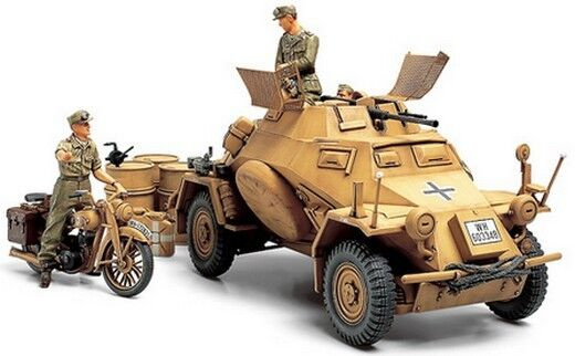 Tamiya 35286 1/35 Немецкая Sd.Kfz 222 Leichter Panzersp hwagen w/PE ...
