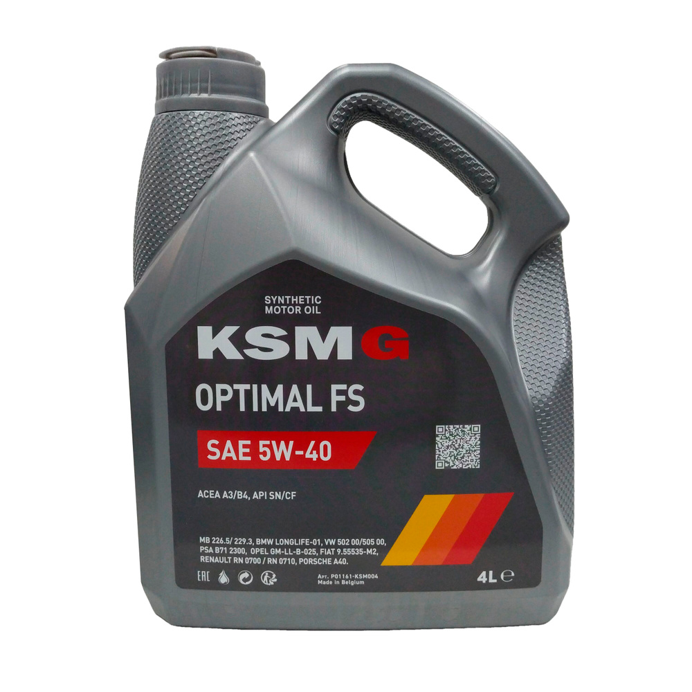 Масло моторное KSMG optimal fs 5W-40 Синтетическое 4 л P01161-KSM001A ...