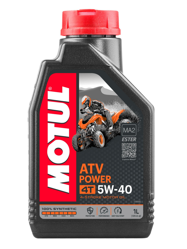 Масло моторное MOTUL atv power 5W-40 Синтетическое 1 л купить c ...