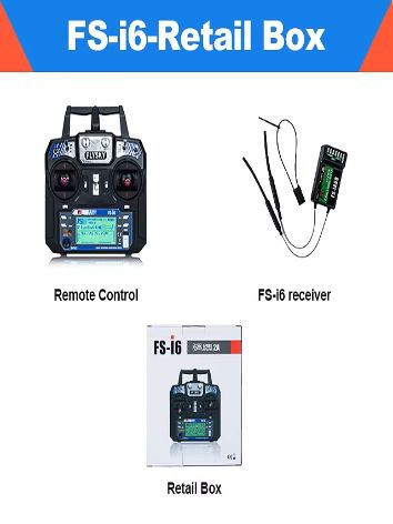 Flysky FS I6B 2.4G 6CH радиопередатчик купить на OZON по низкой цене ...