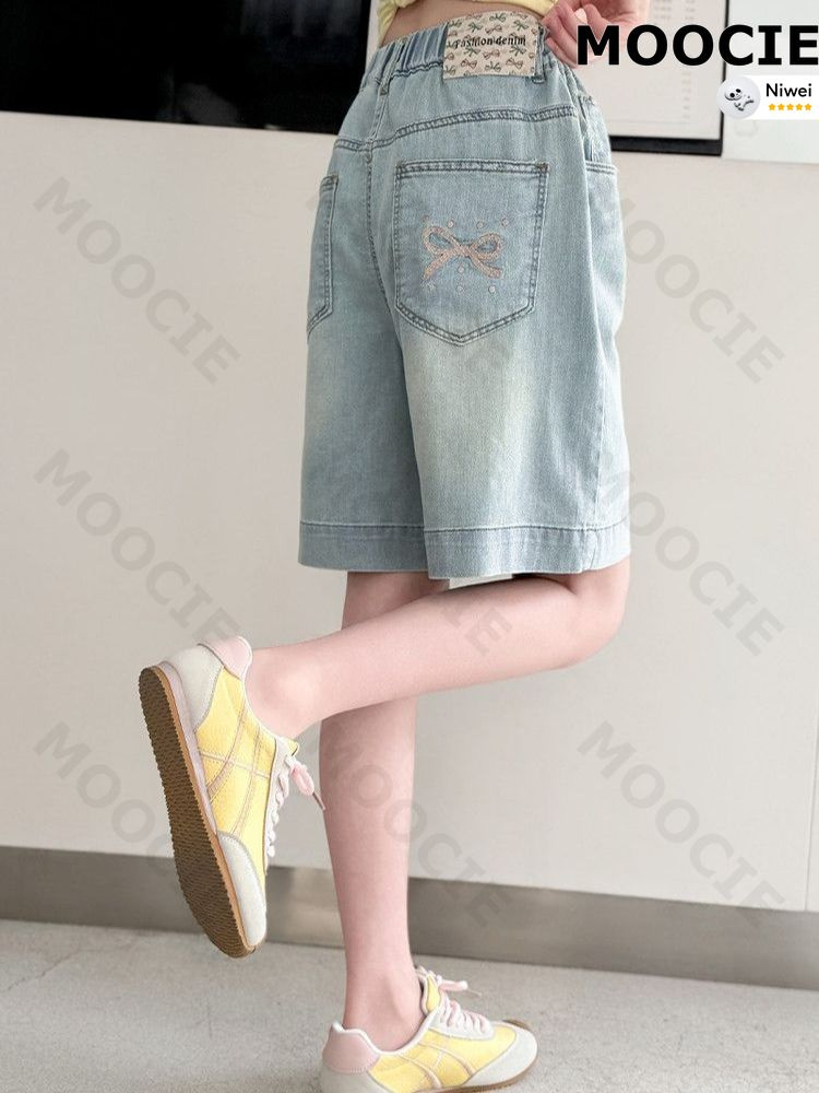 Шорты Девочки MOOCIE синий, размер 150 купить c доставкой на OZON по низкой цене (2193341029)