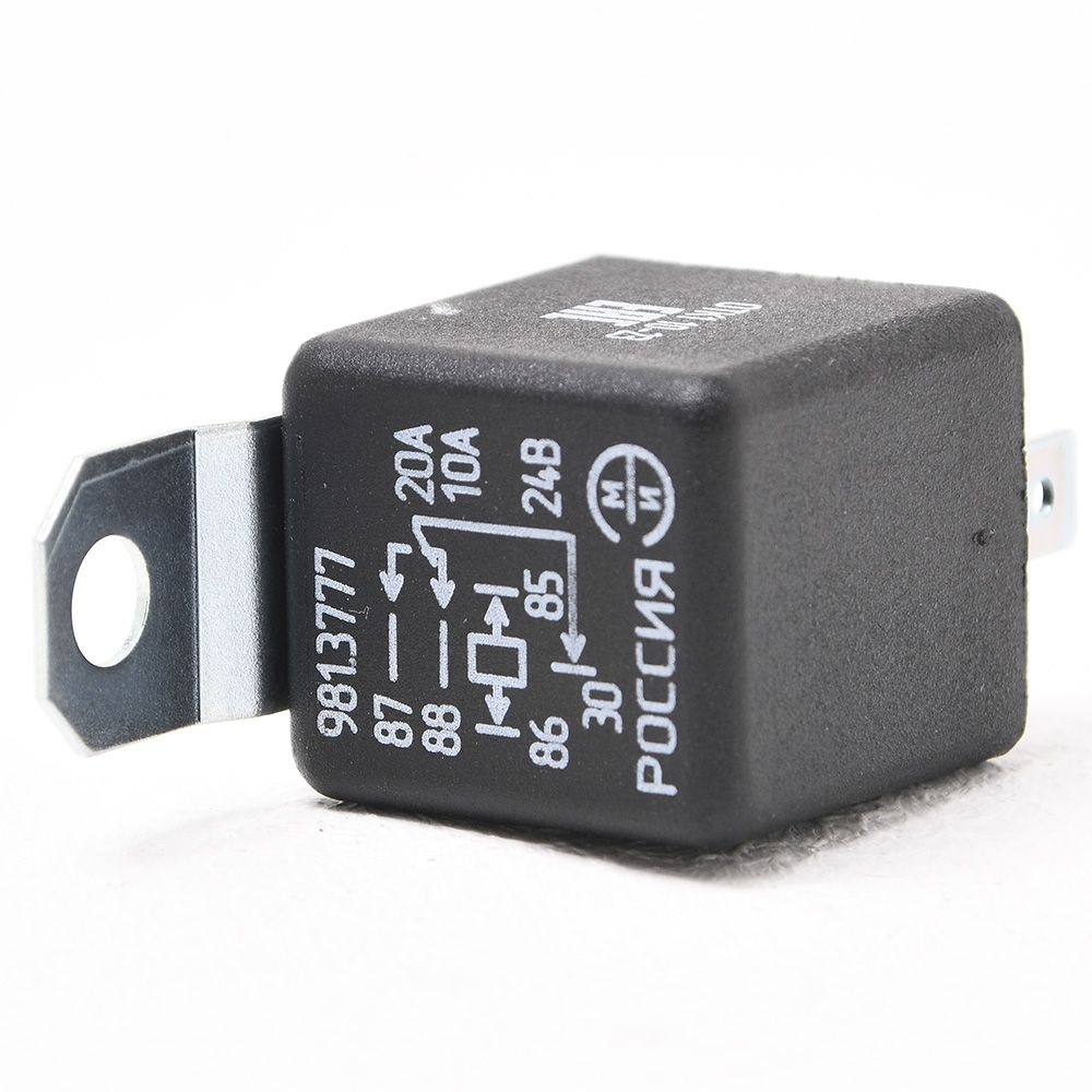 Реле 981.3777 24В 5-и контактное (ан. 901.3747) с кронштейном ЭМИ купить на OZON по низкой цене ...