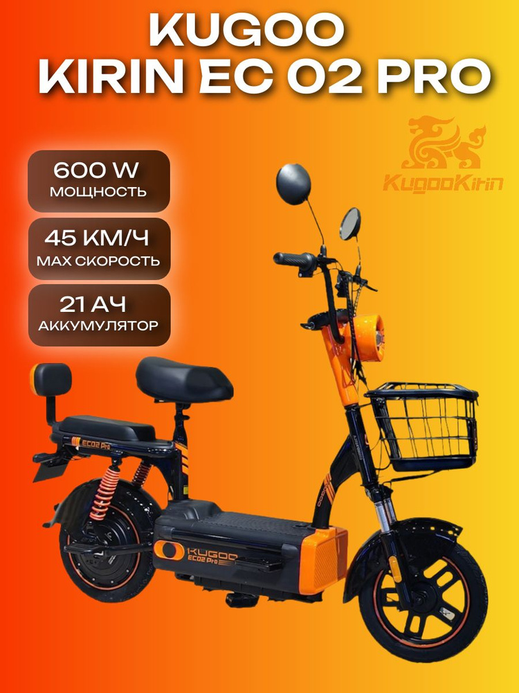 Электроcамокат Kugoo EC02 Pro. 48V, 21Ah, 600W купить на OZON по низкой цене (2438476586)