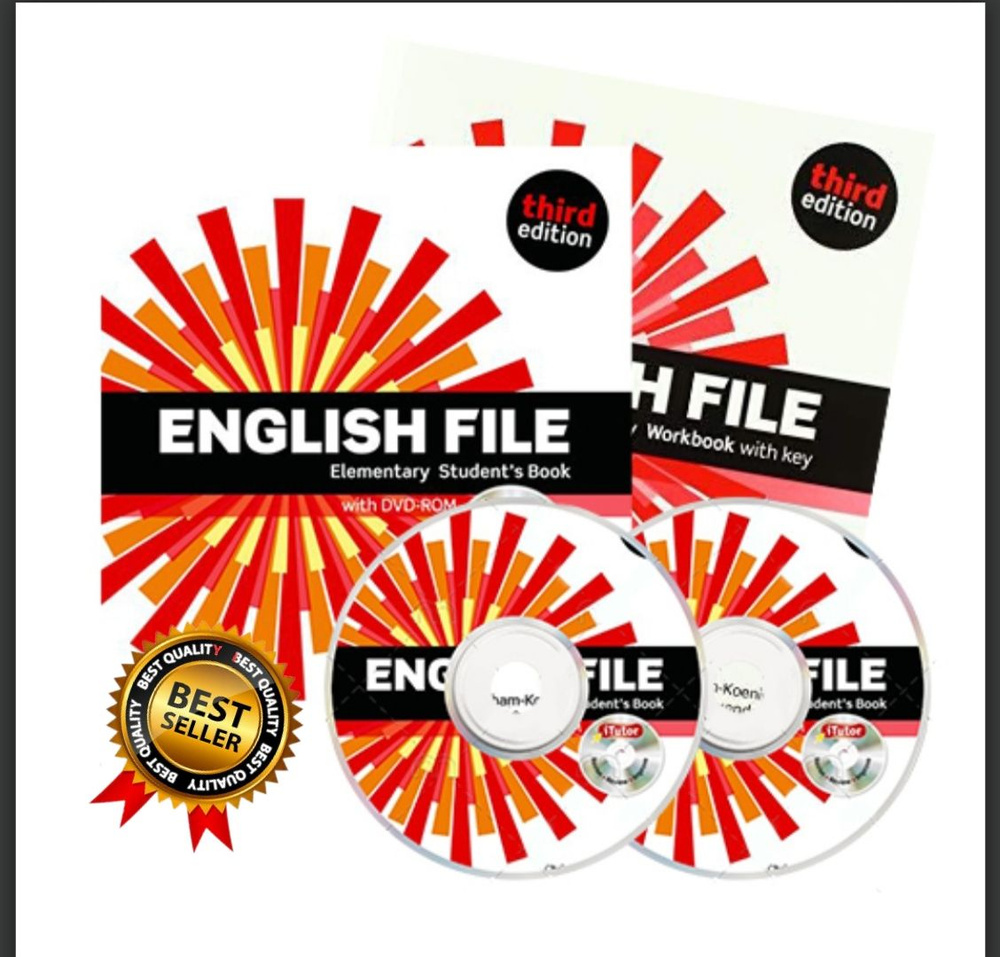 English File elementary 3rd edition комплект: student's book + workbook ...