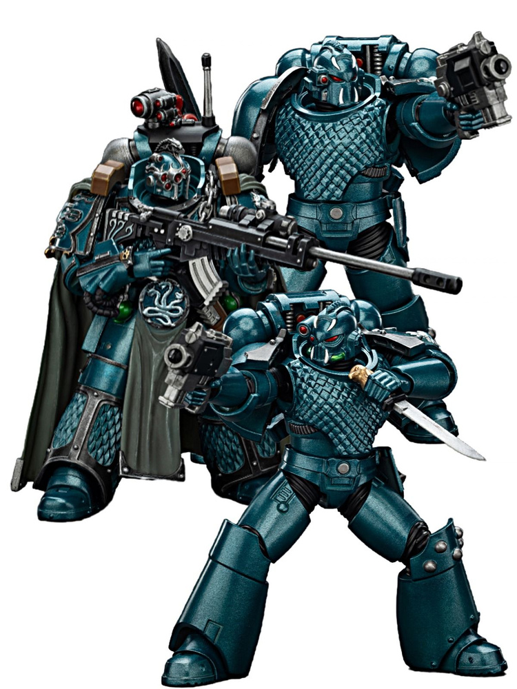 Подвижная фигурка Warhammer 40k JOYTOY 1/18 Alpha Legion Exodus The One ...