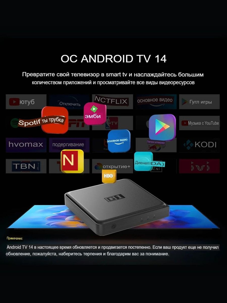 ТВ приставка G1 Android TV 4K: Netflix, Google Certified (Amlogic ...