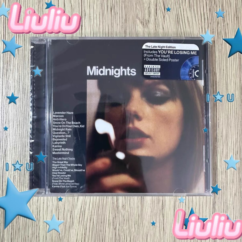 Taylor Swift Midnights The Late Night Deluxe Edition CD Совершенно ...