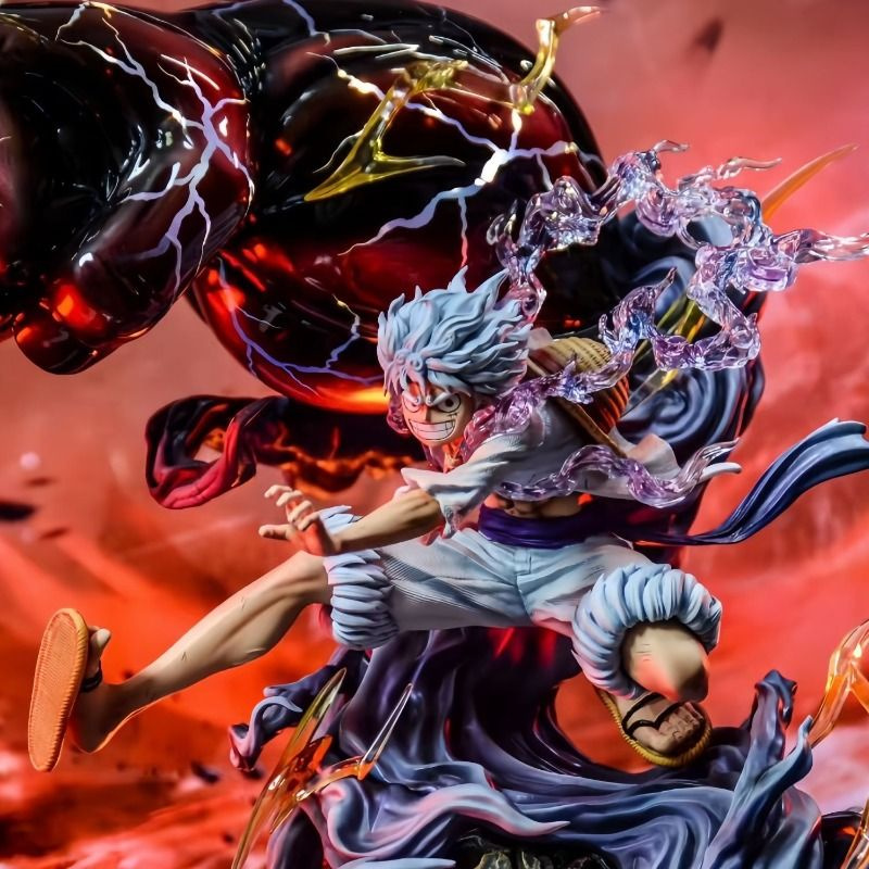 ONE PIECE Explosive fist nika Статуэтка ручной работы tide play model ...