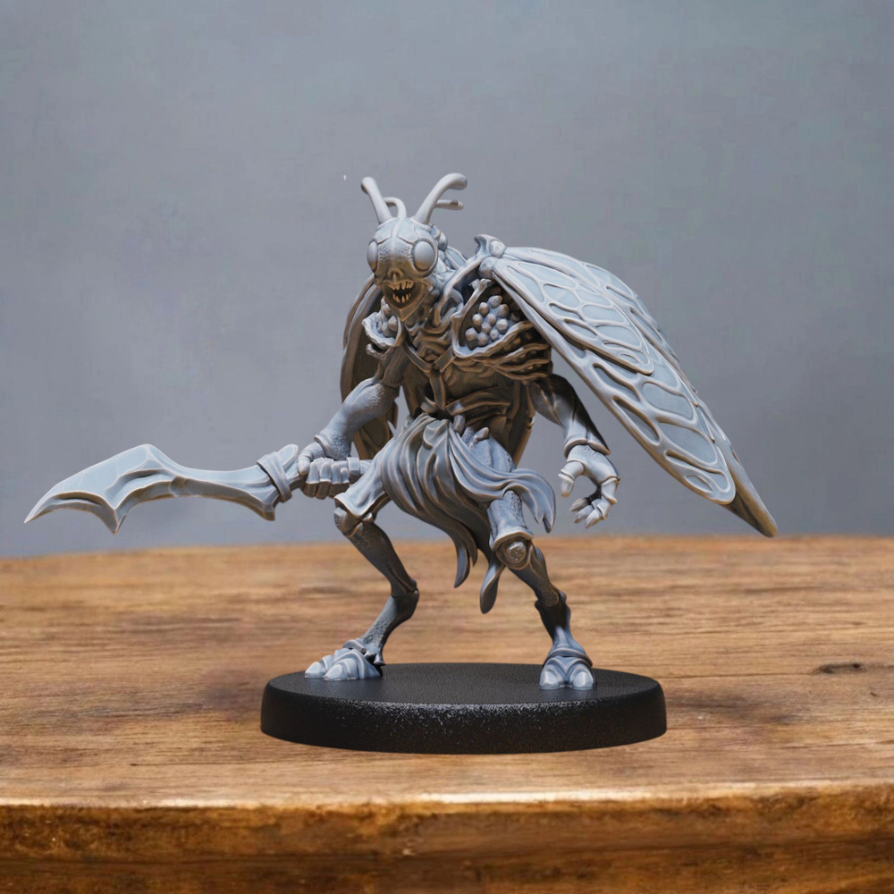 Инсектойд Воин ( Insect Folk Warrior) v1 фигурка для настольных игр ДнД ...