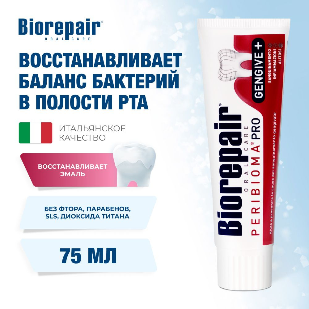 Зубная паста Biorepair Peribioma Pro для защиты десен, 75 мл. купить на ...