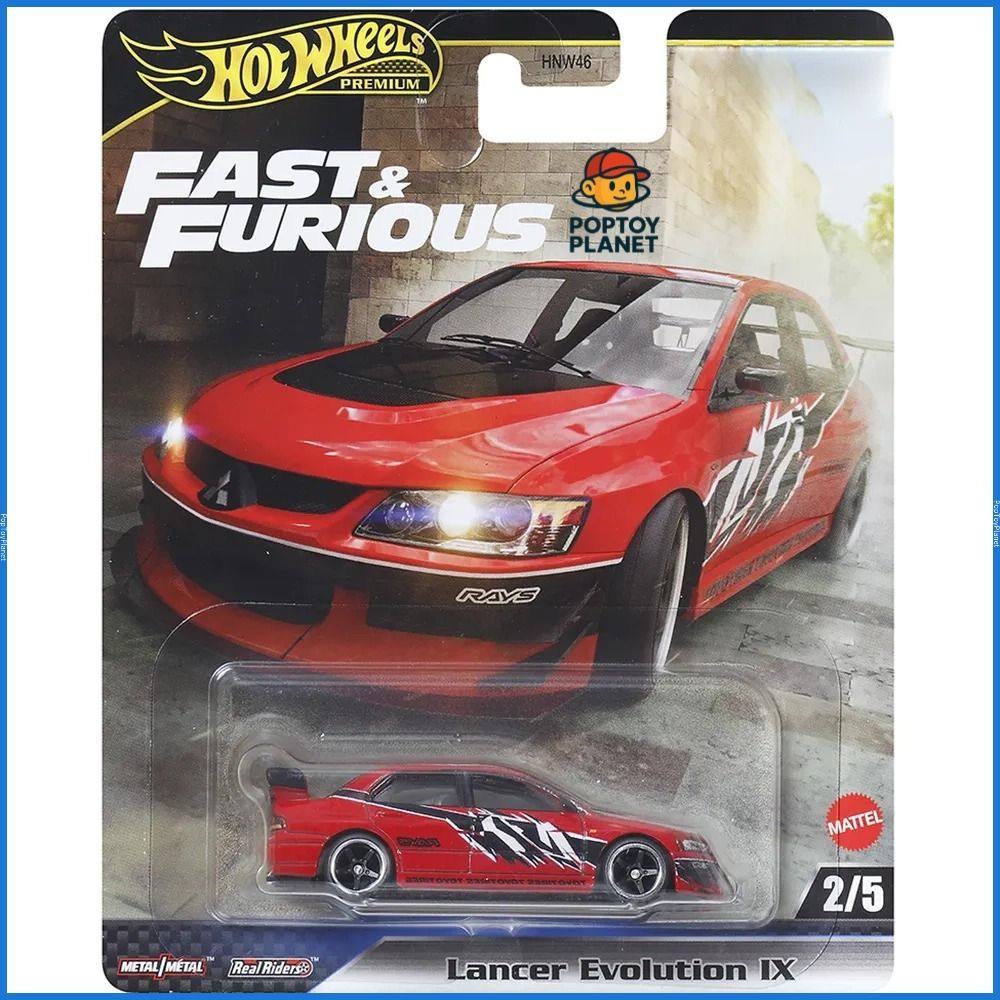 Машинка Mattel HOTWHEELS Fast and Furious Lancer Evolution IX 1/64 Car ...