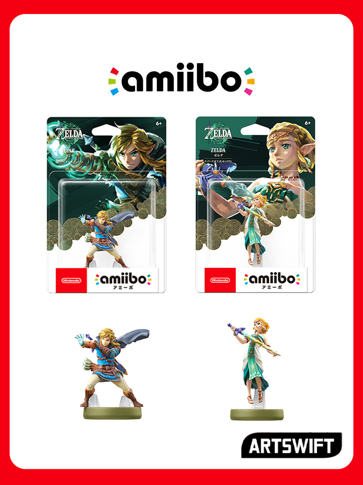 Nintendo amiibo Фигурка LINK+ ZELDA- Tears of the Kingdom (The Legend ...