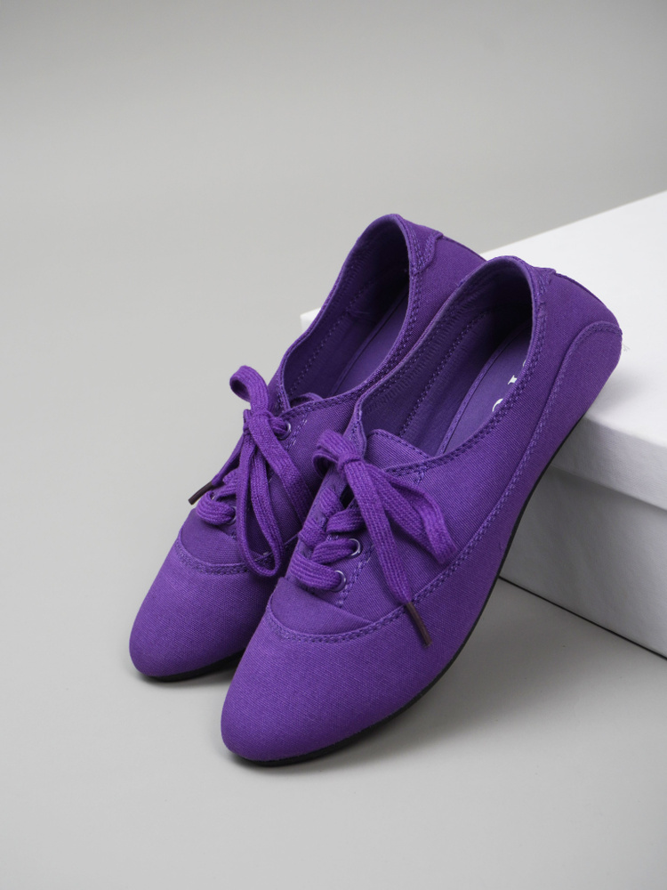 Кеды Женский soloGRF Текстиль, размер 37 R (средняя) Демисезон Шнурки ...