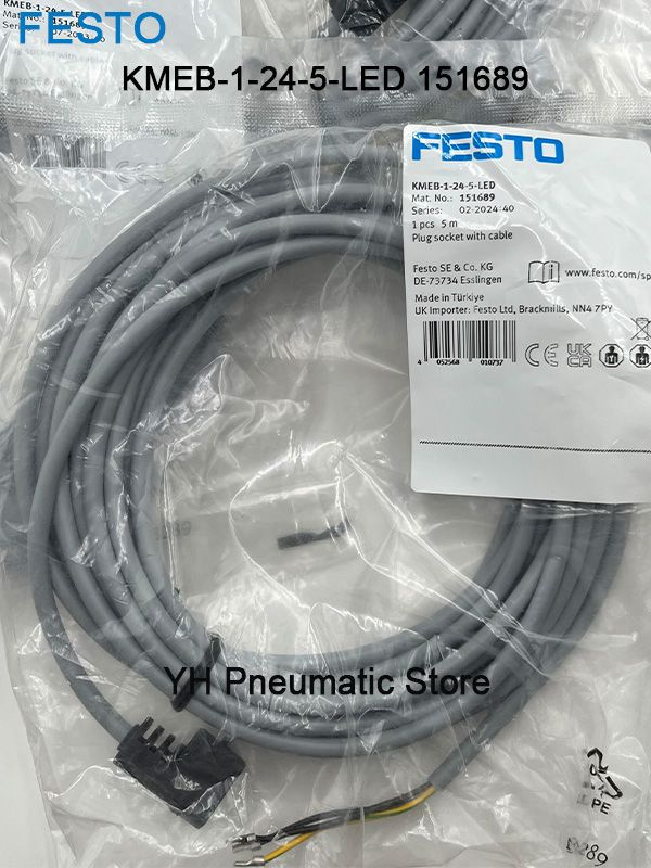 FESTO KMEB-1-24-5-LED 151689 Кабельный разъем купить на OZON по низкой ...