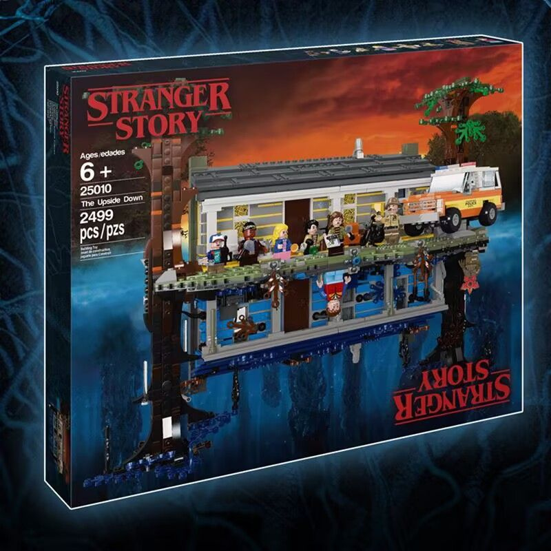Конструктор Очень странные дела, 2499 деталей / Совместимый с Stranger Things The Upside Down ...