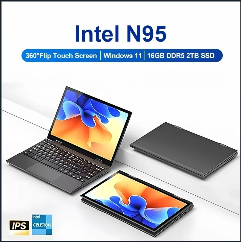 Игровой ноутбук YSJMNPC, 10.95, DR-S1, Intel Alder Lake N95, 16 ГБ ...