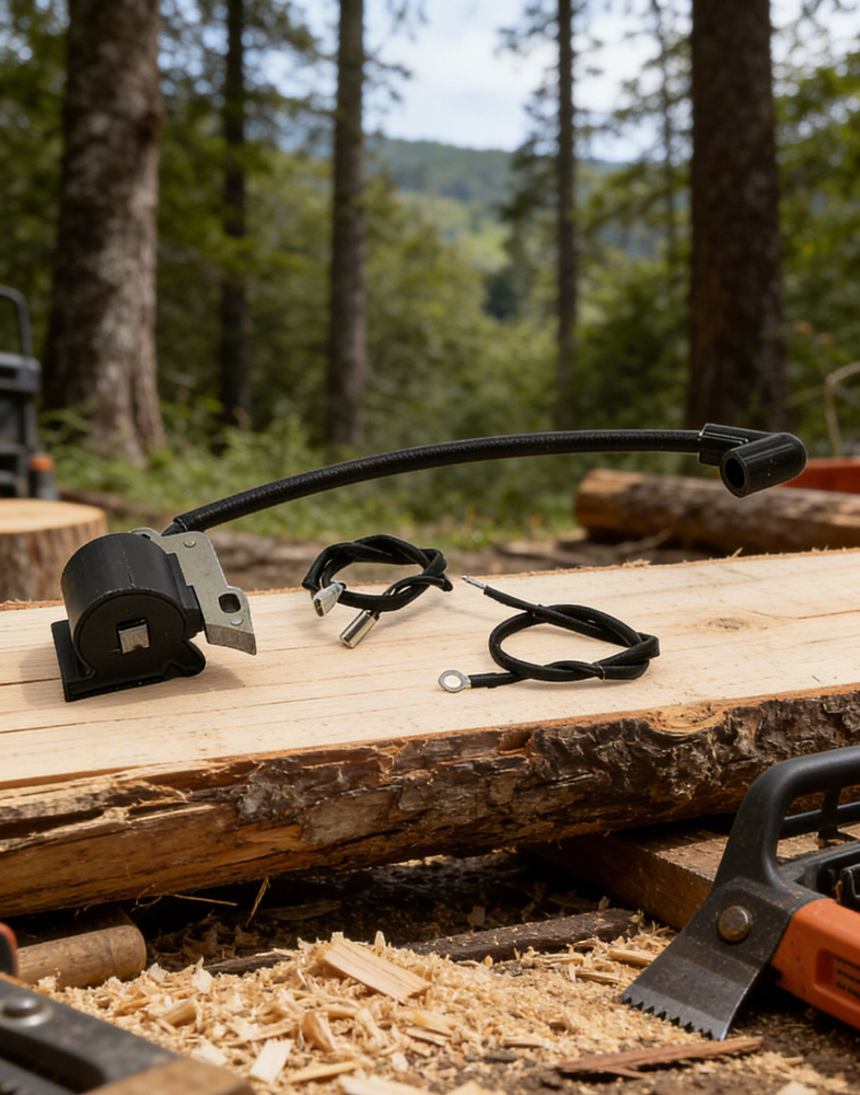 Катушка зажигания (магнето) для бензопилы Partner P350 P351 POULAN 2150 ...