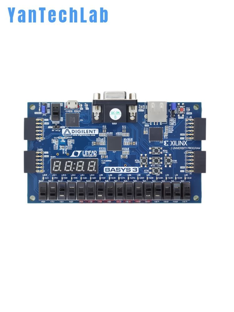 Оценочная плата Digilent Basys 3 на FPGA Xilinx Artix-7, модель 410-183 ...