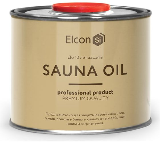 Масло по дереву Elcon Sauna Oil бесцветное, без запаха 0,5 л 00-00002955 купить на OZON по ...