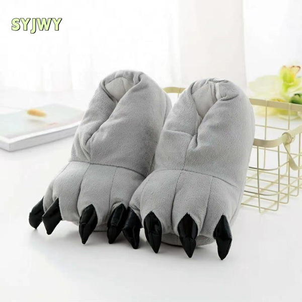 Тапочки Девочки, Мальчики SYJWY, размер 23, 24 серый Без застёжки Зима купить c доставкой на ...