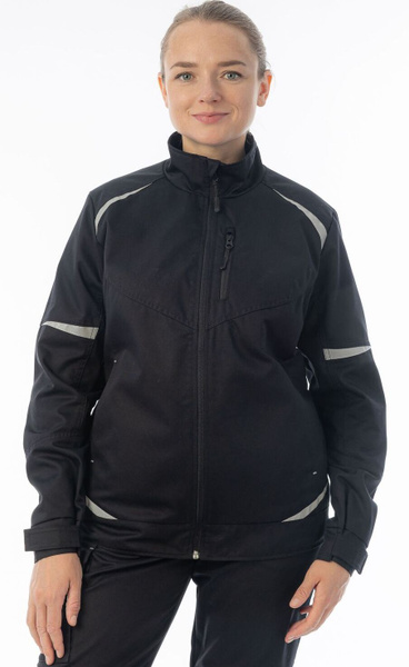 Куртка рабочая Женский BRODEKS, размер 54, 52 черный, серый, рост 164-170 Мембранные материалы ...