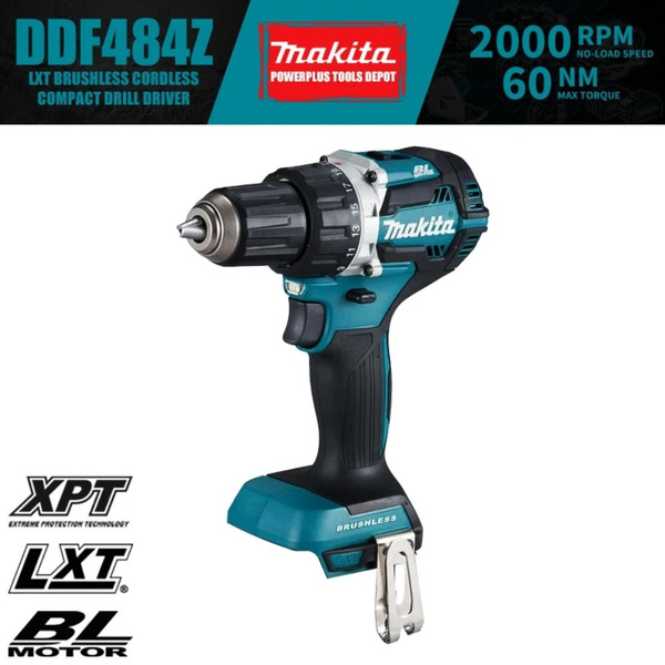 Makita DDF484Z Компактная бесщеточная аккумуляторная дрель-шуруповерт ...