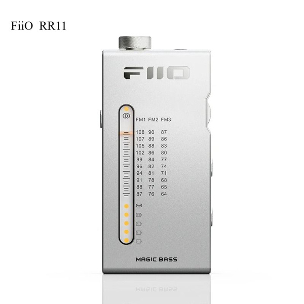 FiiO RR11 Портативный HiFi FM-радиоприемник с аналоговой настройкой PVR, улучшенными басами ...