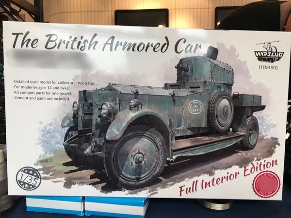 Warslug 1901 1/35 Английский броневик в полном интерьере сборная модель купить на OZON по низкой ...