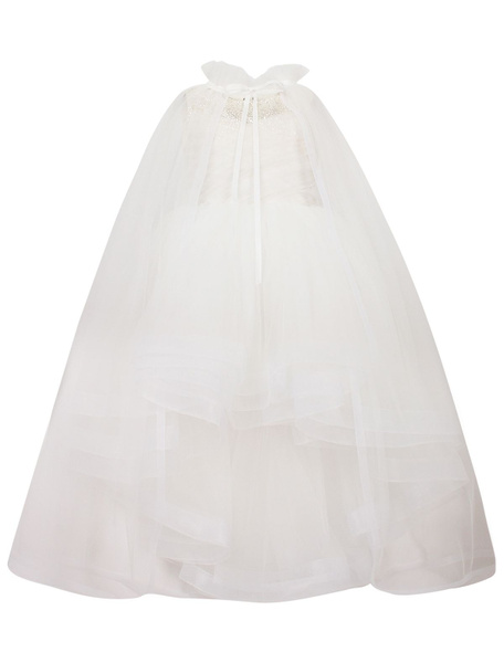 Платье Девочки SASHA KIM белый, размер 116 купить c доставкой на OZON по низкой цене (2127641603)