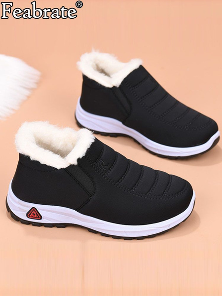 Сапоги Женский Feabrate полусапоги, размер 39 черный Зима Без каблука купить c доставкой на OZON ...