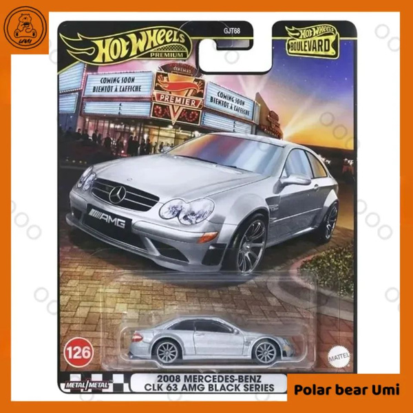 Машинка Premium 1/64 GJT68 08 Mercedes-Benz CLK 63 AMG Black Series купить на OZON по низкой ...