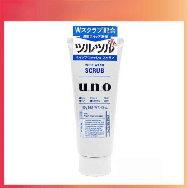 Пенка-скраб для умывания для мужчин Uno Whip Wash Scrub, 130 г купить ...