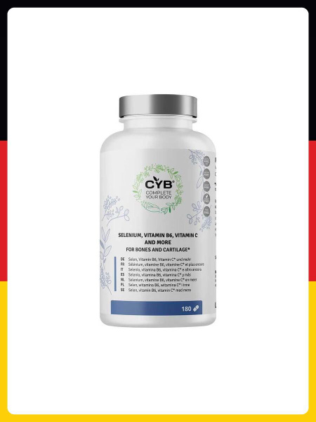 Cyb Bone & Cartilage Complex Selen + Vitamin B6 + C Tablets, 180 ...