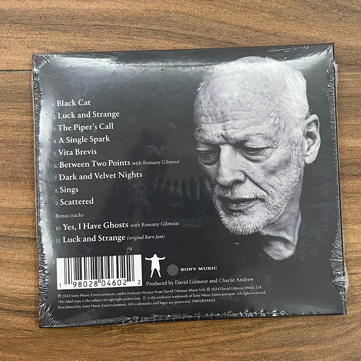 David Gilmour Luck And Strange 2024 CD настоящий Герметичная упаковка ...