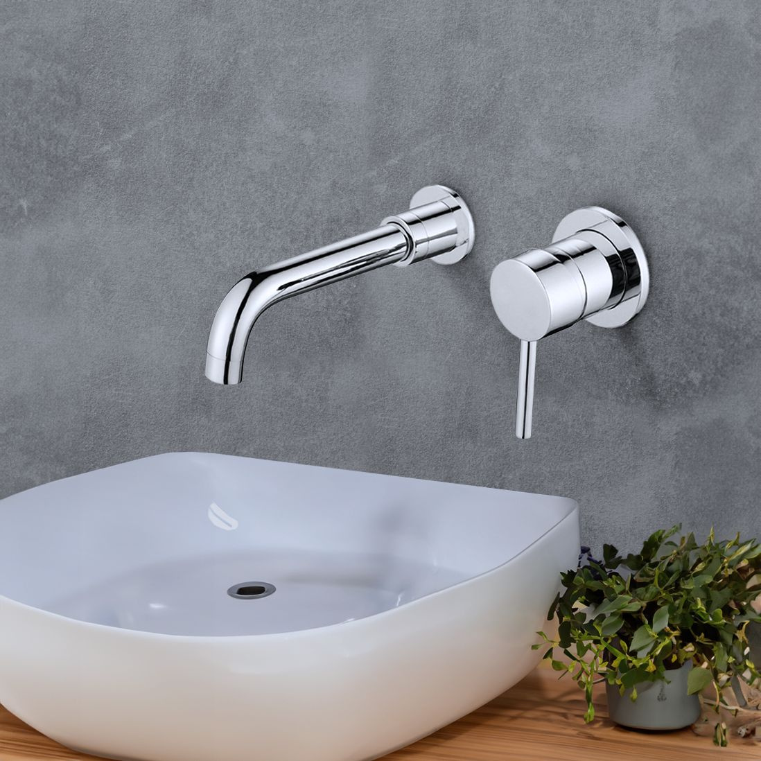 Cмеситель настенный AMBERWAY BF103, встраиваемый смеситель для раковины ...